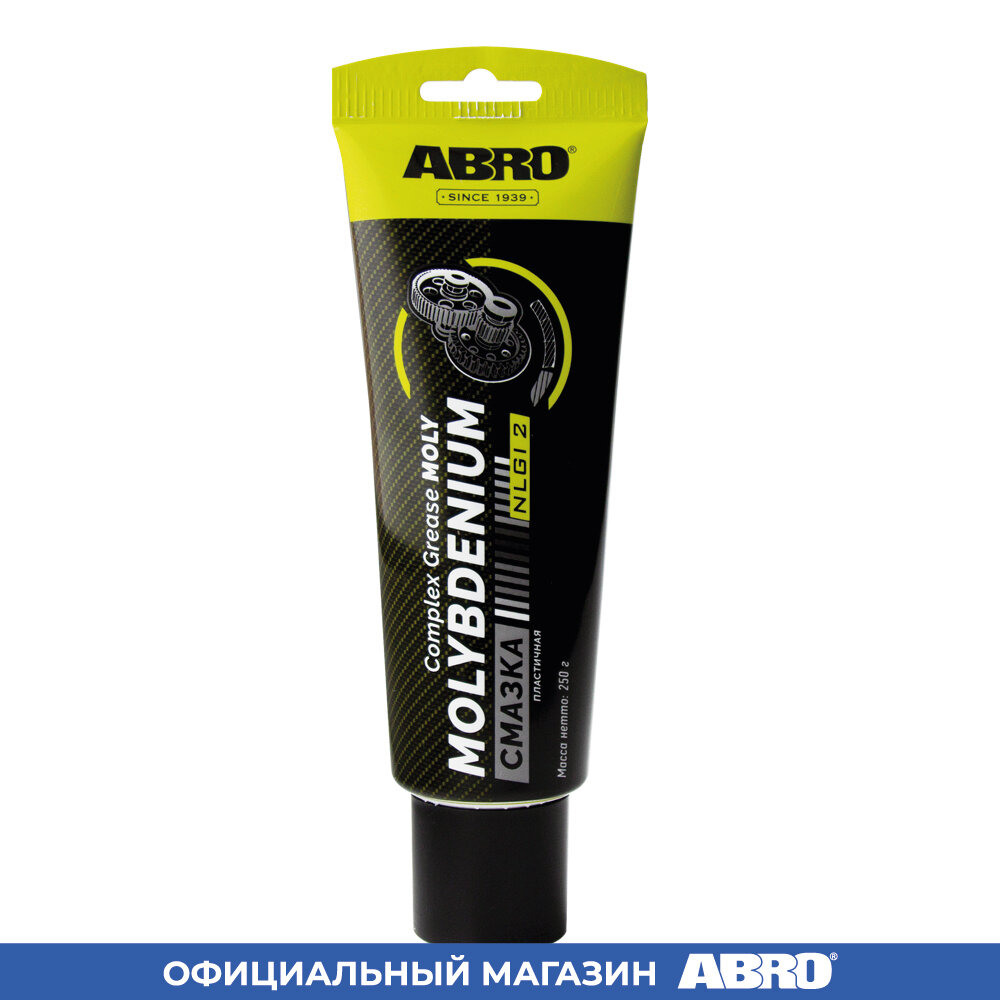 Смазка пластичная молибденовая MG250RE ABRO Masters Moly