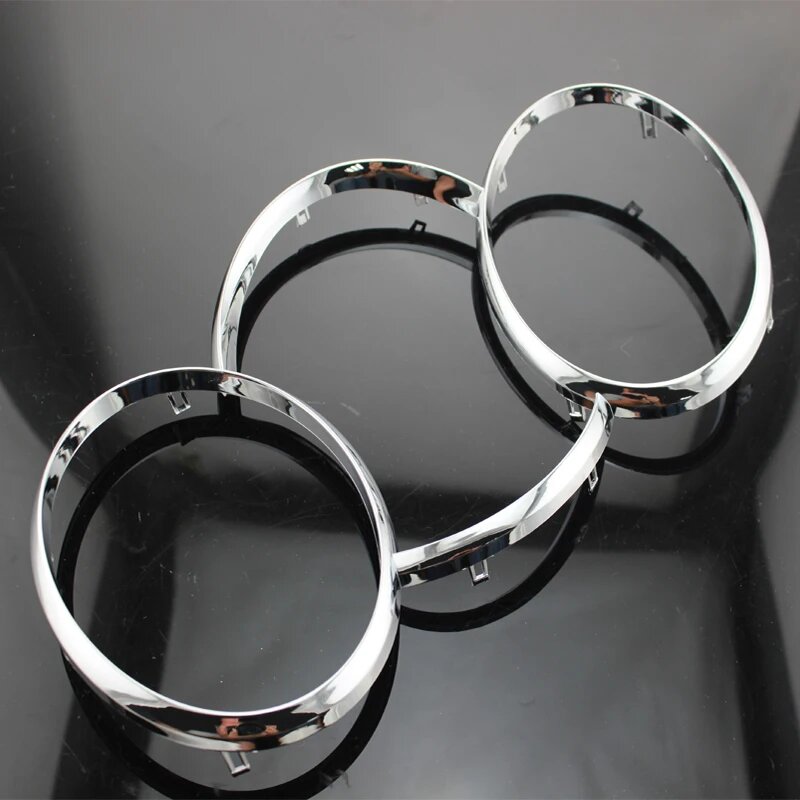 Автомобильная ABS накладка на приборную панель, блестящая наклейка, декоративное кольцо на Silver