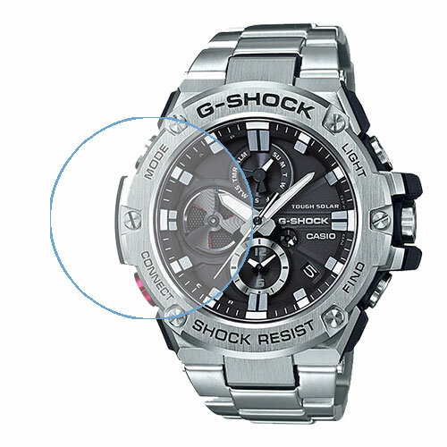 Скрин Мобайл защитный экран для часов Casio GST-B100D-1A из нано стекло 9H