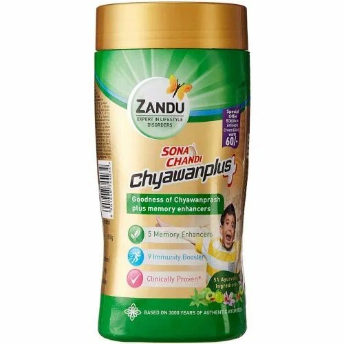 Чаванпраш плюс Занду Сона Чанди Chyawanprash PLUS Sona Chandi Zandu