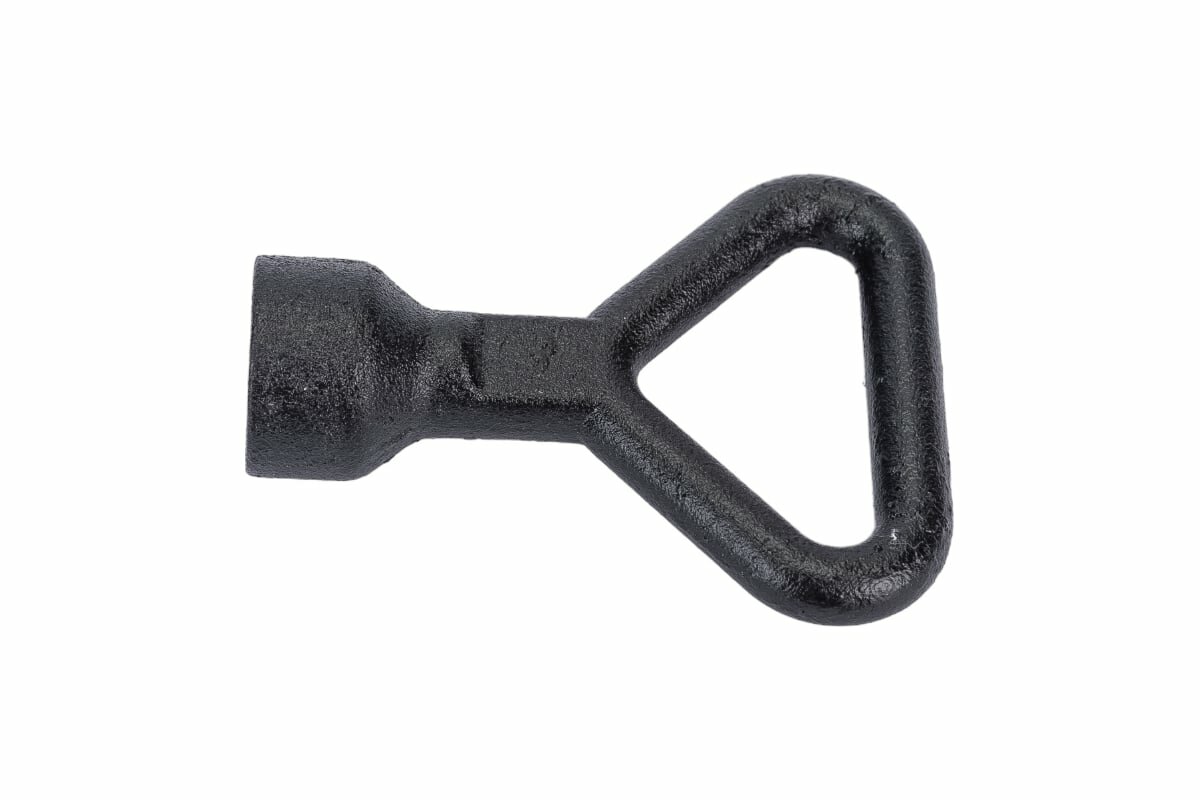 TRIZAM Четырехгранный ключ 8 мм, стальной металл, черный цвет, высота 46,5 мм