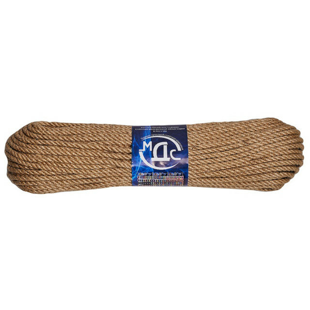 Канат крученый ТПК МДС 6мм 50м джут
