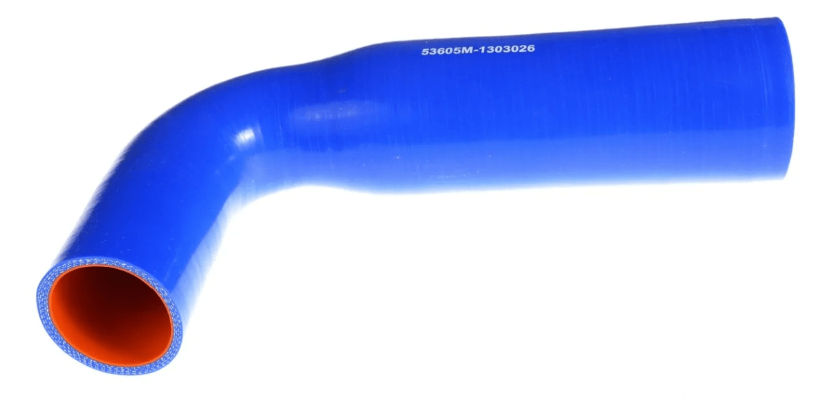 Патрубок силикон КАМАЗ радиатора нижний переходной d=48-65 мм угловой