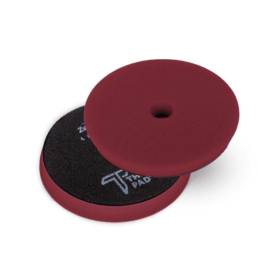 Zvizzer | Thermo Pads SOFT 160/20/150мм Комплект 2 шт. Полировальный термостойкий поролоновый бордовый круг мягкий 8 kPa.
