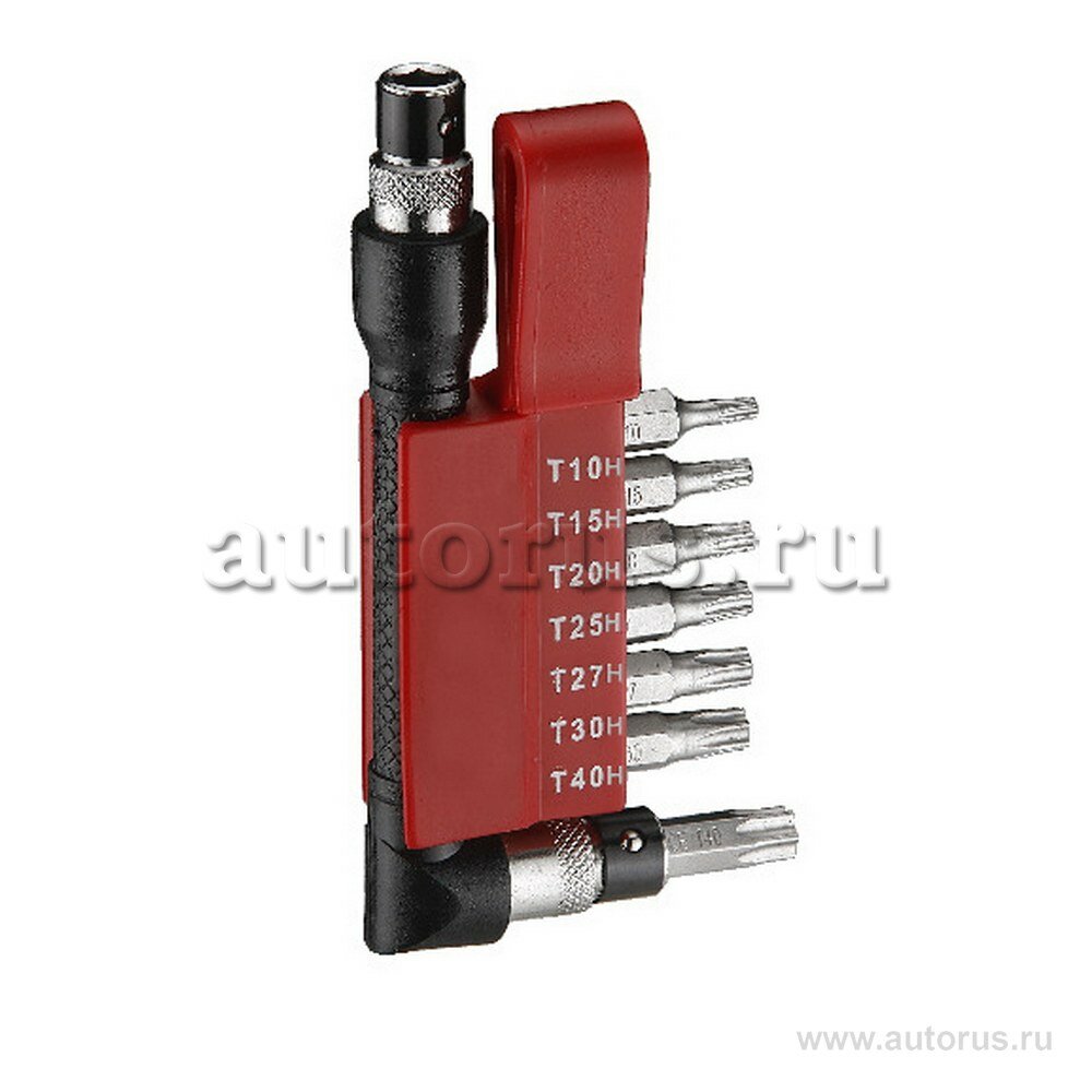 Отвертка с битами torx т10н-т40н 1/4dr 8 предметов force 2081