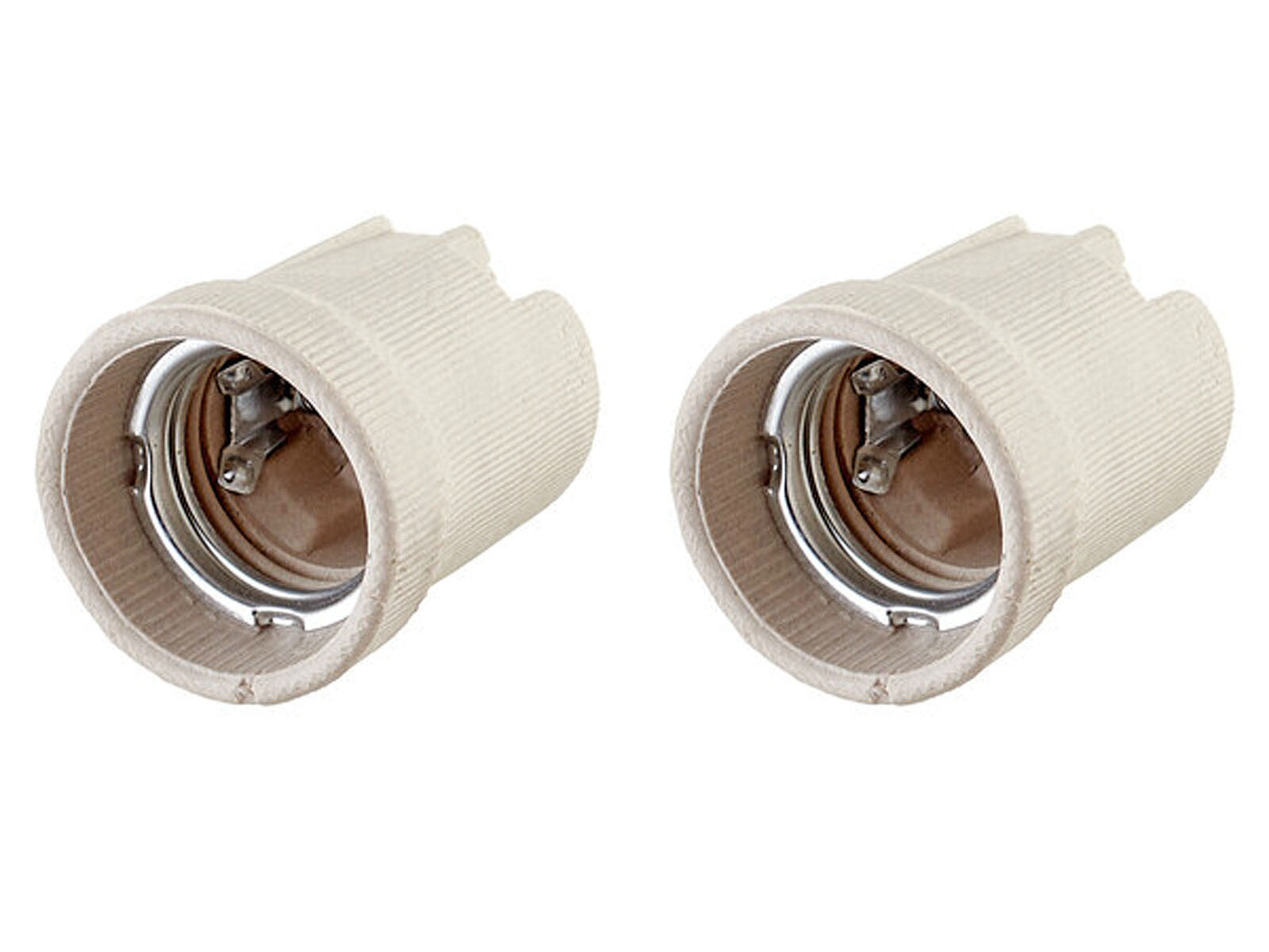 Патрон для лампы E27 керамический IP20 (2 шт.)