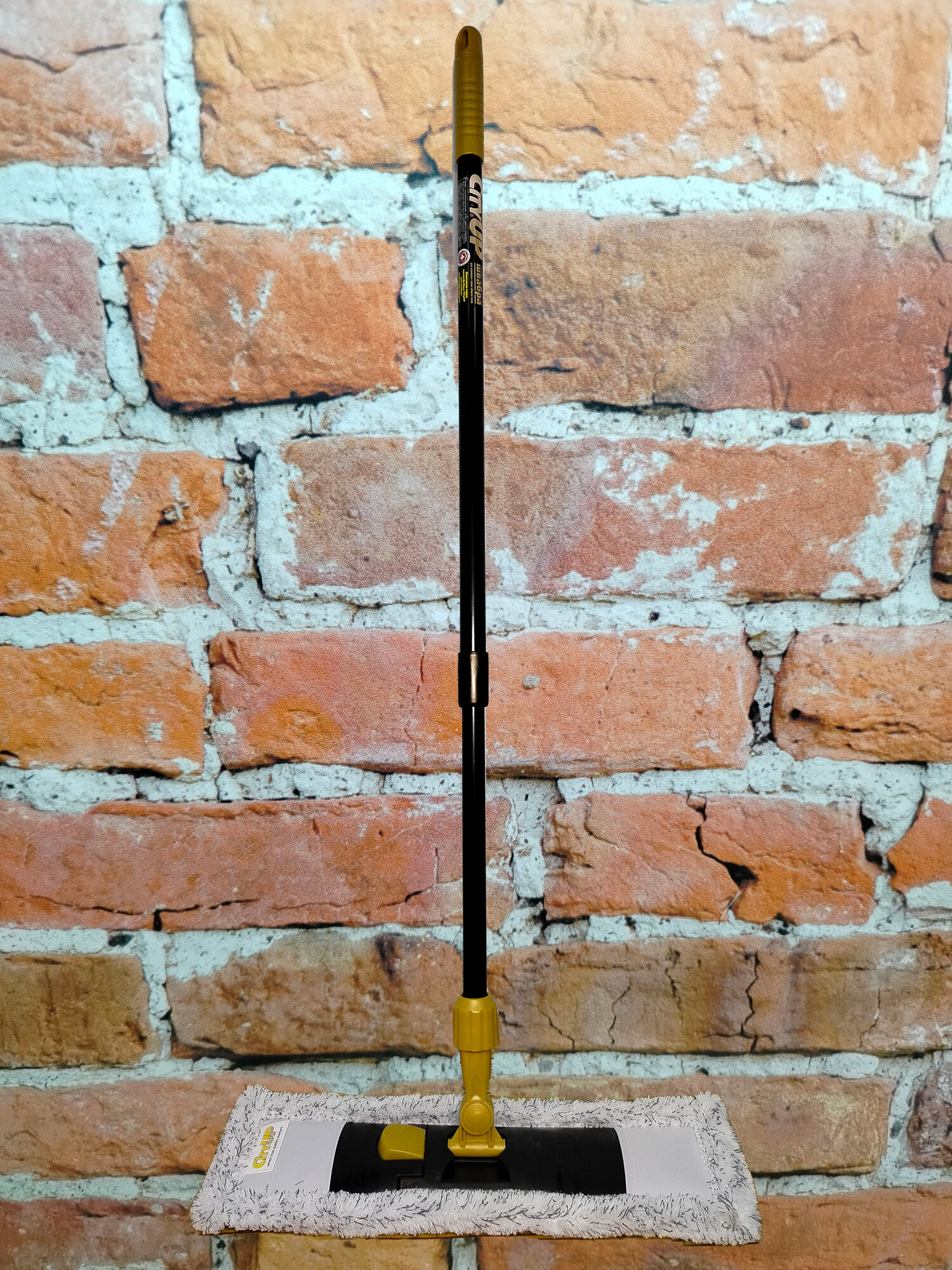 City UP Lux Швабра телескопическая с насадкой из микрофибры