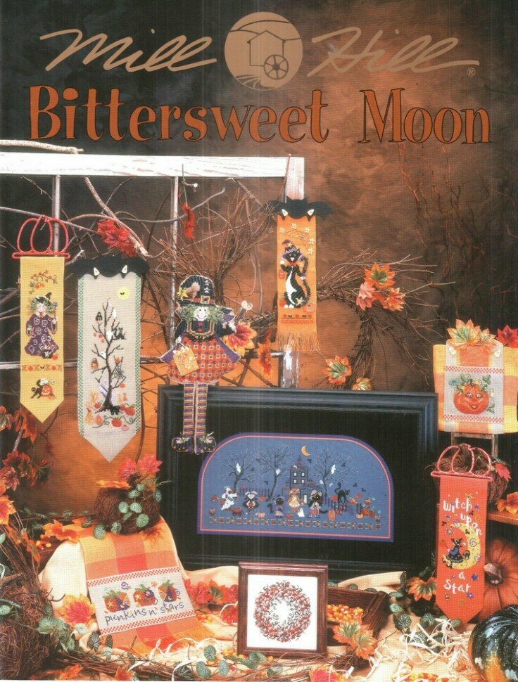 Схема для вышивания Mill Hill MHP93 Bittersweet Moon (Яркая луна), 215 x 280 мм
