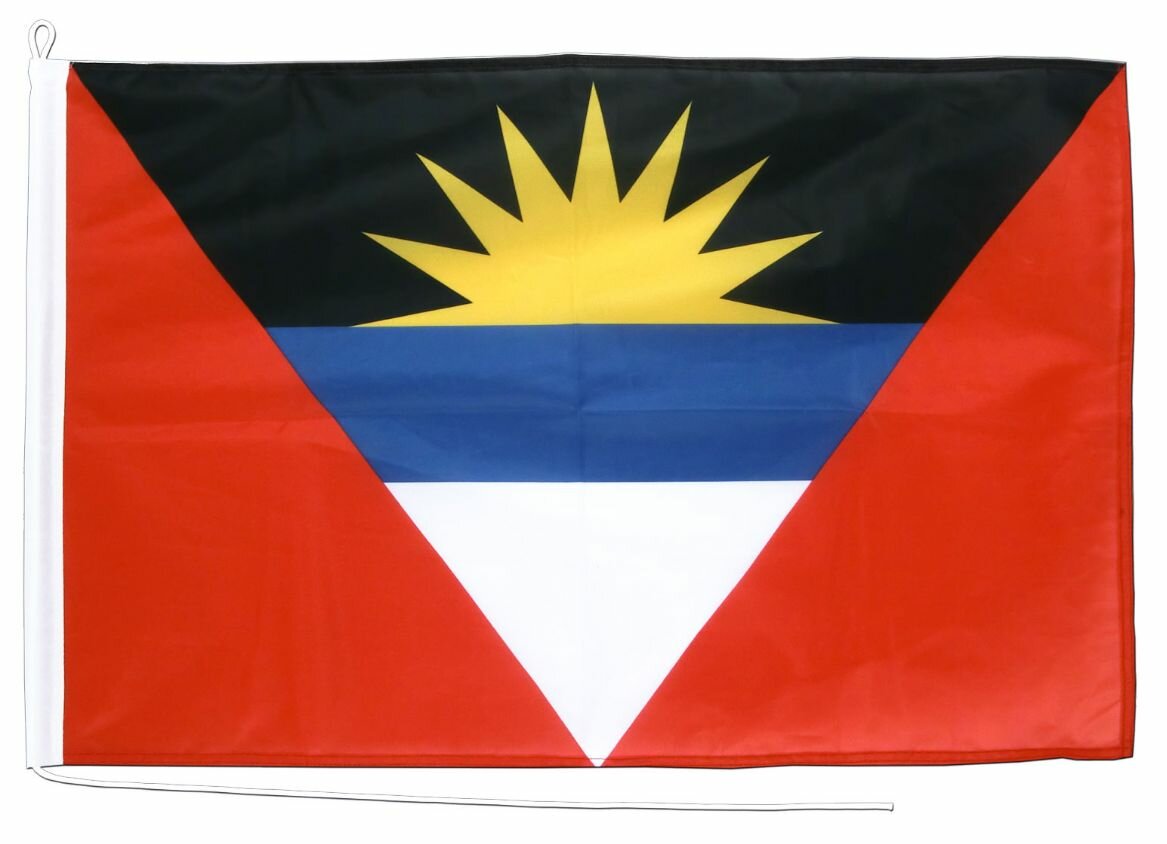 Флаг Антигуа и Барбуда на яхту или катер 40х60 см