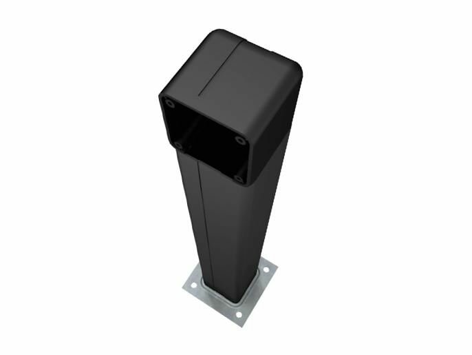 Стойка Came DOC-LN, для фотоэлементов DELTA и DLX30CIP, алюминиевая, черная, 0.5м