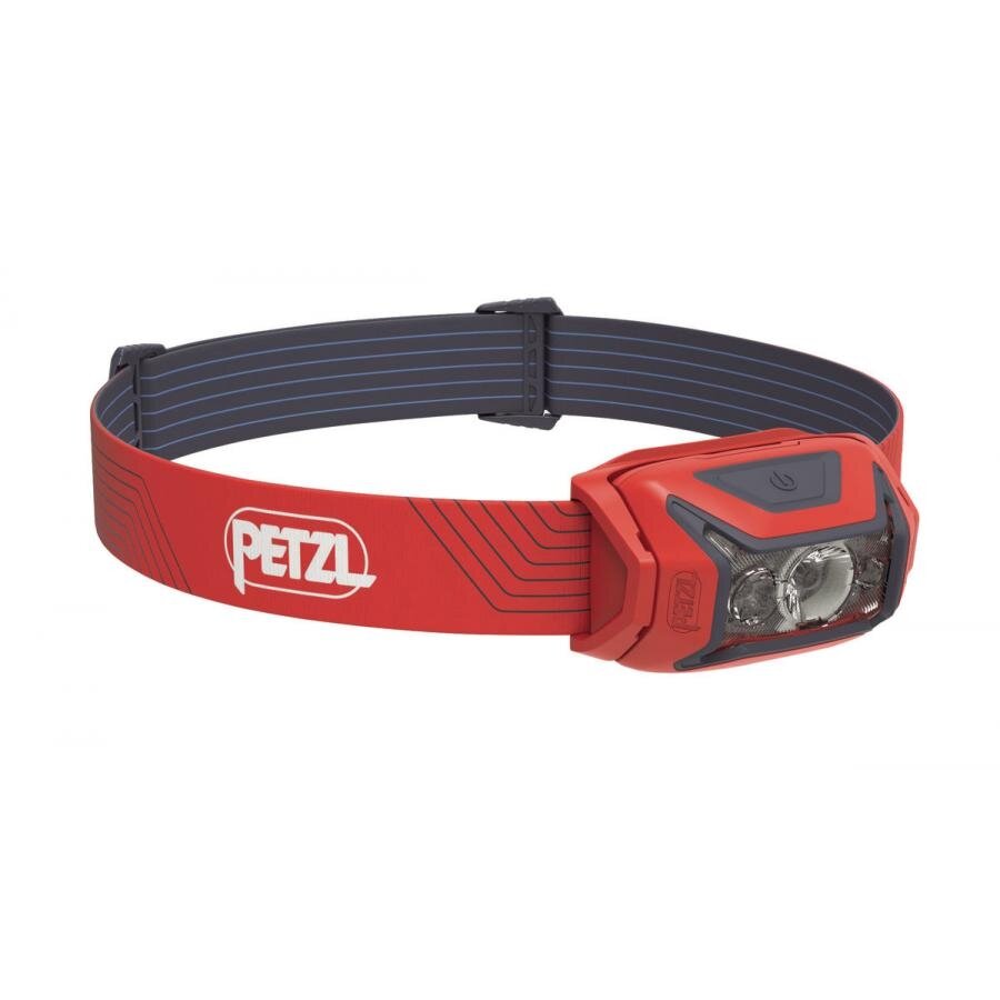Фонарь налобный Petzl Actik 450лм, красный