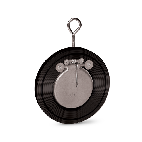 Клапан обратный поворотный межфланцевый Ду50 FAF 2330, Ру16, +120 С, угл. ст. с катафорезным покрытием, диск - нж, NBR