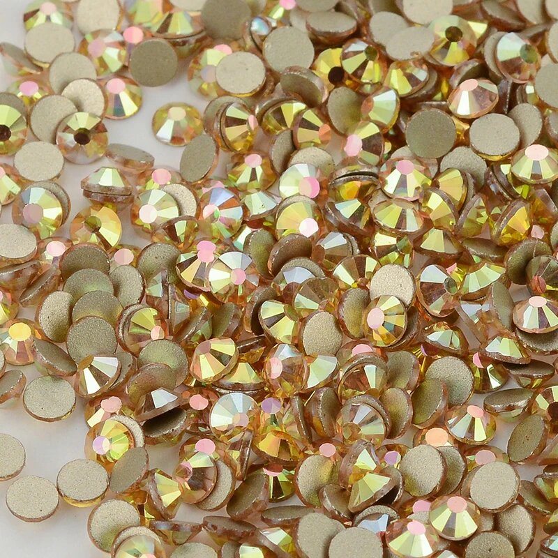 Стразы стеклянные Metal Sunlight SS12-1440Pcs