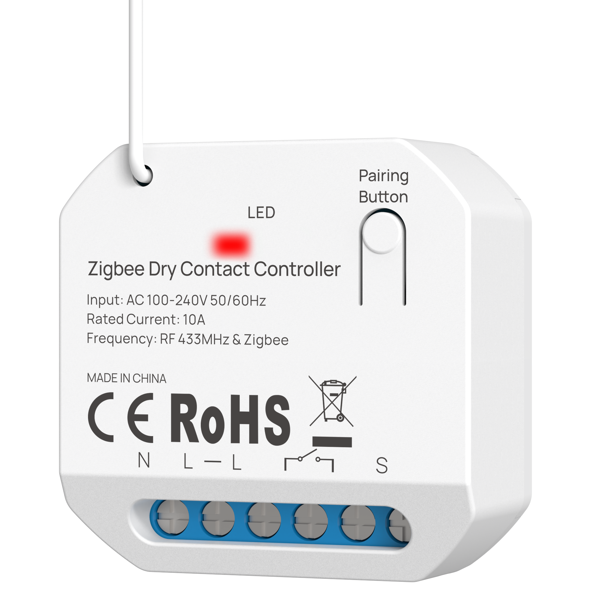 Беспроводное одноканальное реле BOX ERC2204-Z с поддержкой ZigBee