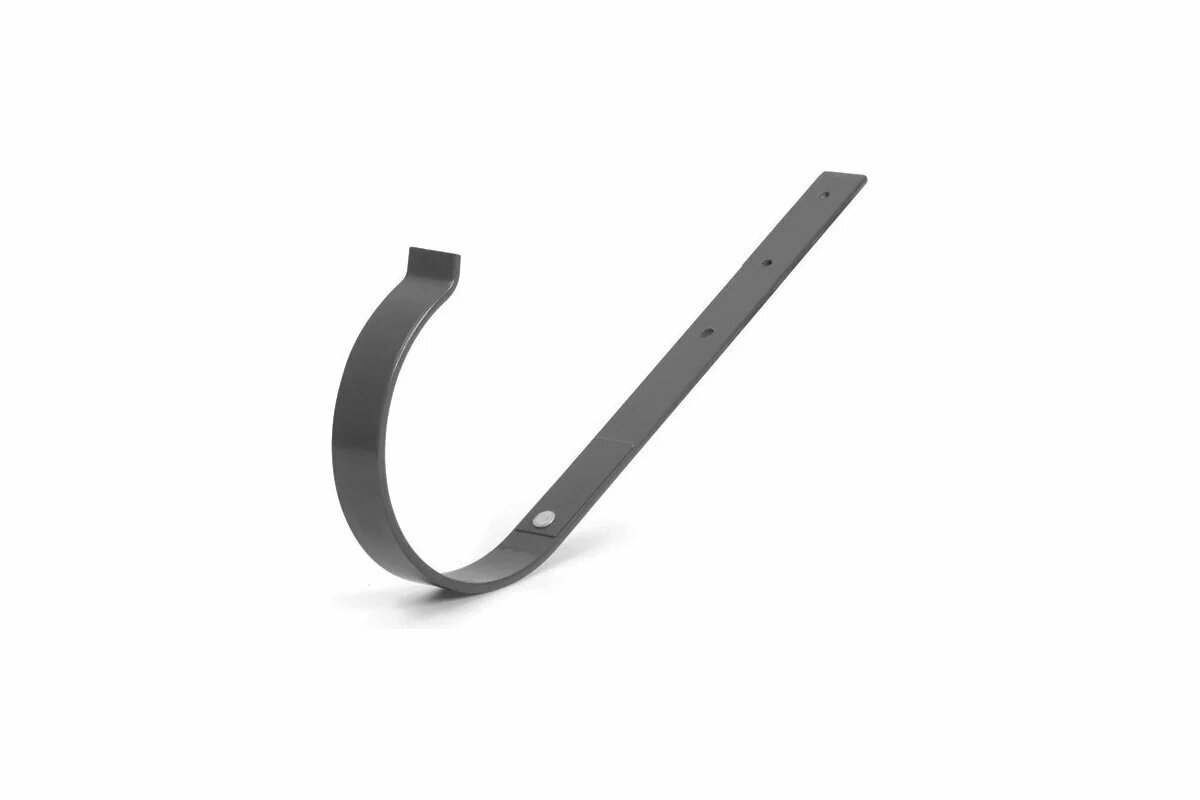 BRYZA держатель желоба прямой 75 мм графит 70-321 для кровельной системы наружного монтажа