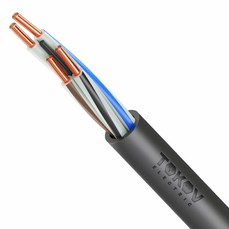 Кабель TOKOV ELECTRIC ВВГнг(А)-LS 4х16 ОК (N) 1кВ (м), TOKOV ELECTRIC КПП УТ000029818 (1 м.)