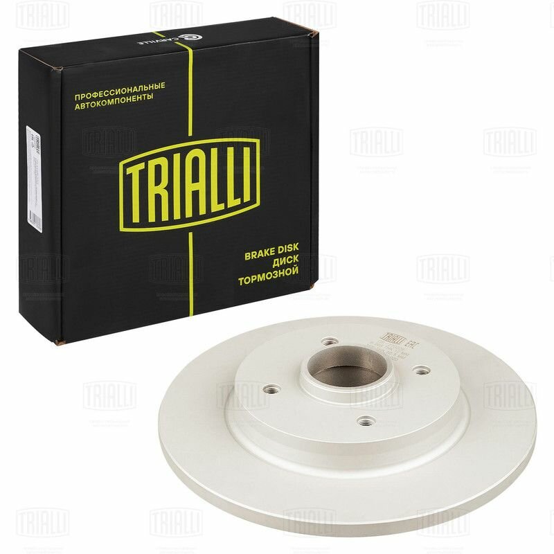 Диск тормозной передний Trialli DF 270209 для а/м Peugeot 308 (07-), Citroen Berlingo (08-), d 268 мм