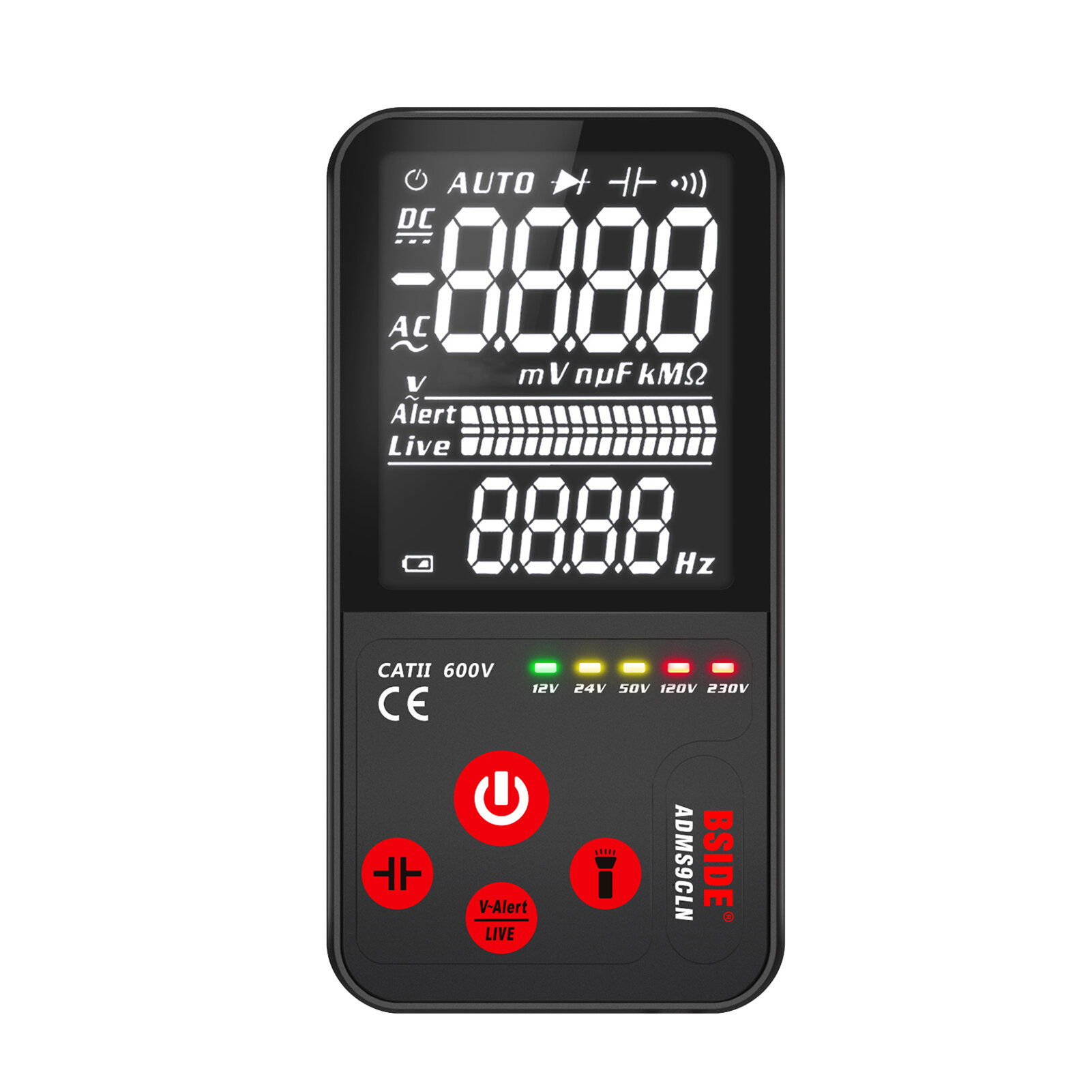 Цифровой мультиметр BSIDE ADMS9CLN TRMS 9999 Counts Ultra-Portable Ohm Volt