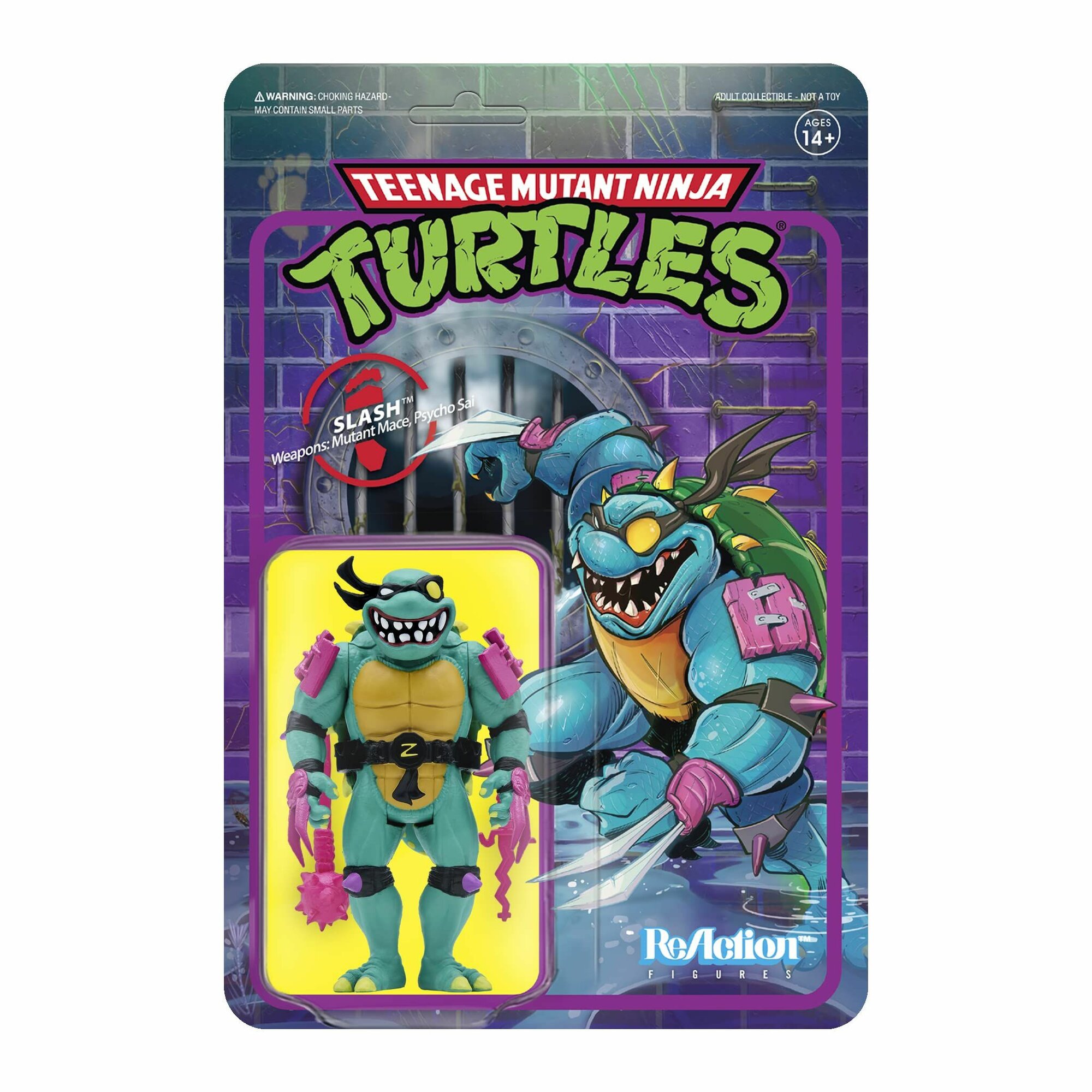 Super7 Teenage Mutant Ninja Turtles ReAction Figure TMNT / Фигура реакции черепашек-ниндзя-подростков-мутантов, фигурка героя, Коллекционные статуэтки