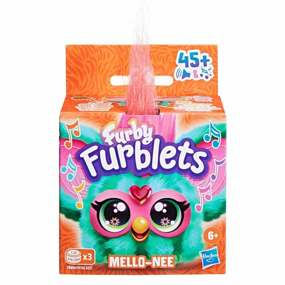 Hasbro Furby Furblets Mello-Nee / Ферби Электронные интерактивные плюшевые игрушки, Умеет петь