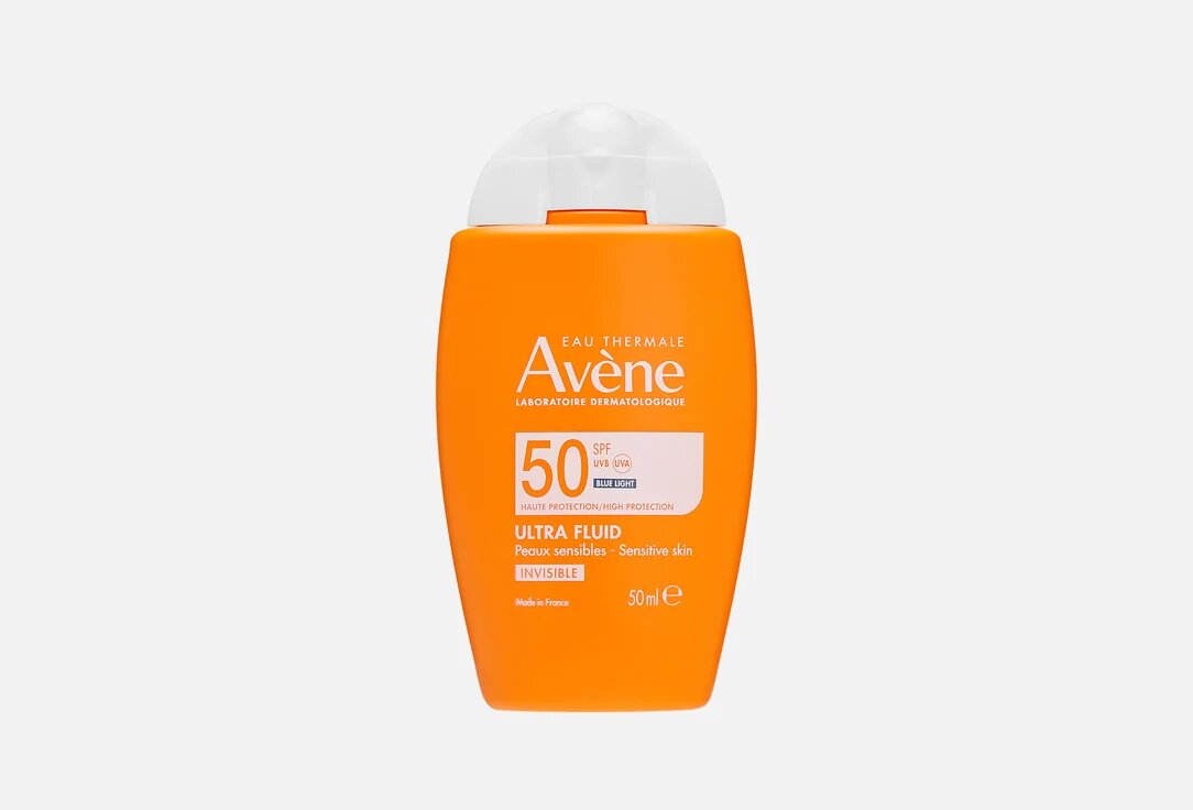 Ультрафлюид EAU THERMALE AVENE "SUN", для лица, SPF 50+, 50 мл