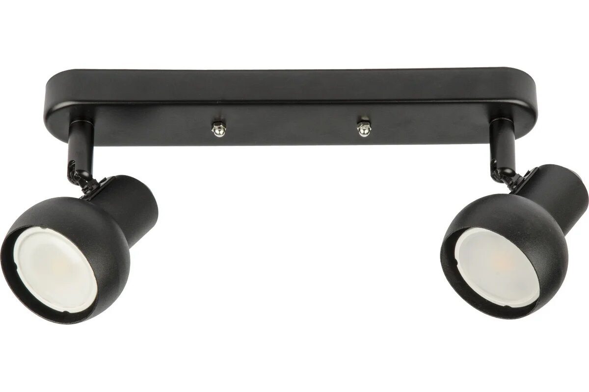 Fametto DLC-S621 GU10x2 decorative накладной светильник черный для интерьера