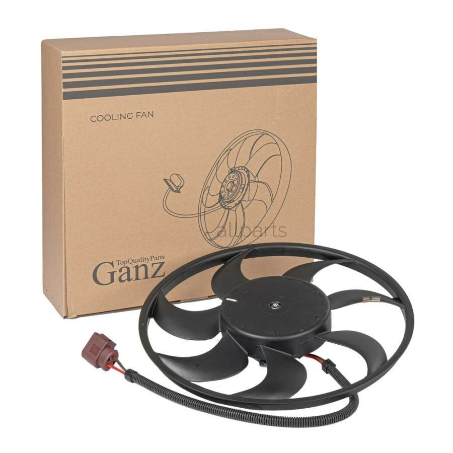 GANZ GIC06502 Вентилятор радиатора (без кожуха) для VW Multivan V, VW Transporter V Box 03-/Flatbed, Cha GANZ GIC06502