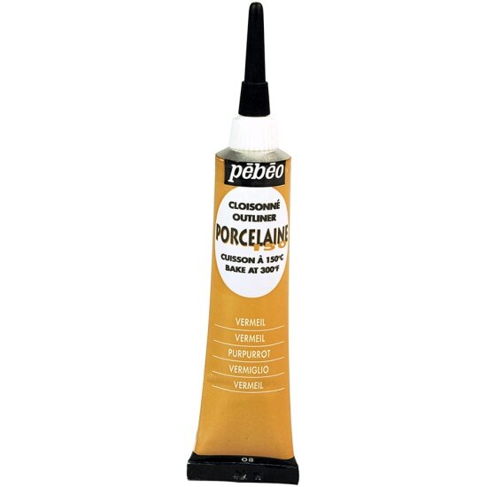 Контур по фарфору и керамике под обжиг Pebeo 036-008 Porcelaine 150 под позолоту, 20 мл