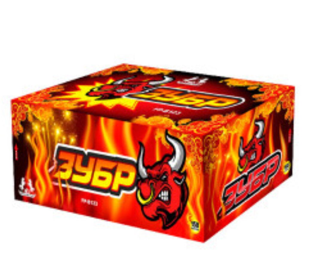 FP-B123 Фейерверк Салют Зубр С веером 158 выстрелов 0,8 дюйма