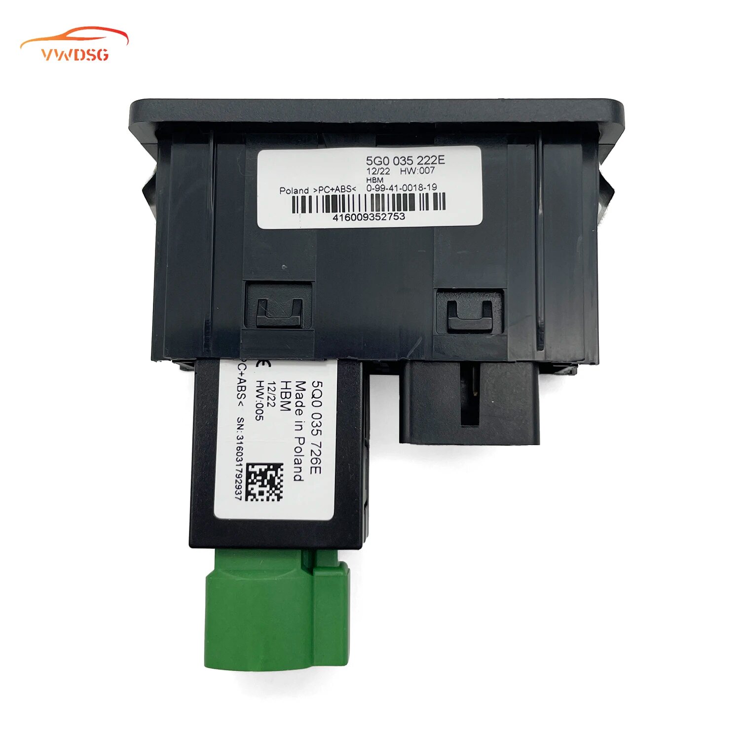 Устройство воспроизведения мультимедиа, USB AUX-переключатель MIB2 MDI, USB-адаптер AMI, розетка для VW Golf 7 MK7 VII для Passat B8 Carplay