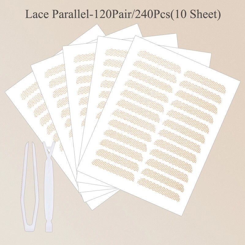Наклейки для век Lace Parallel 09, 240 шт