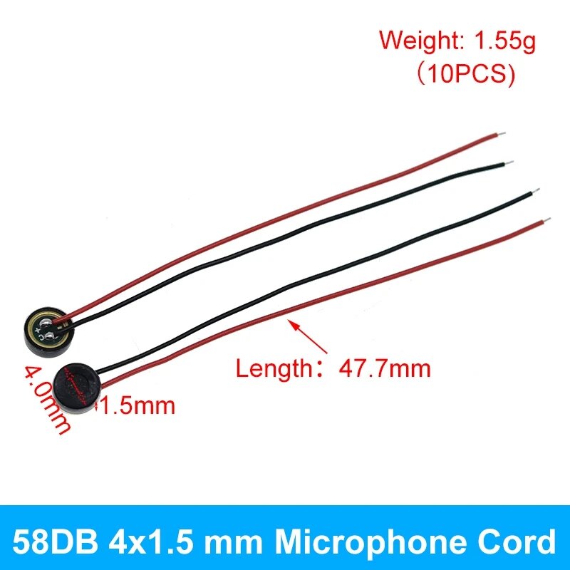 58DB 4x1.5mm Микрофонный кабель, 10шт