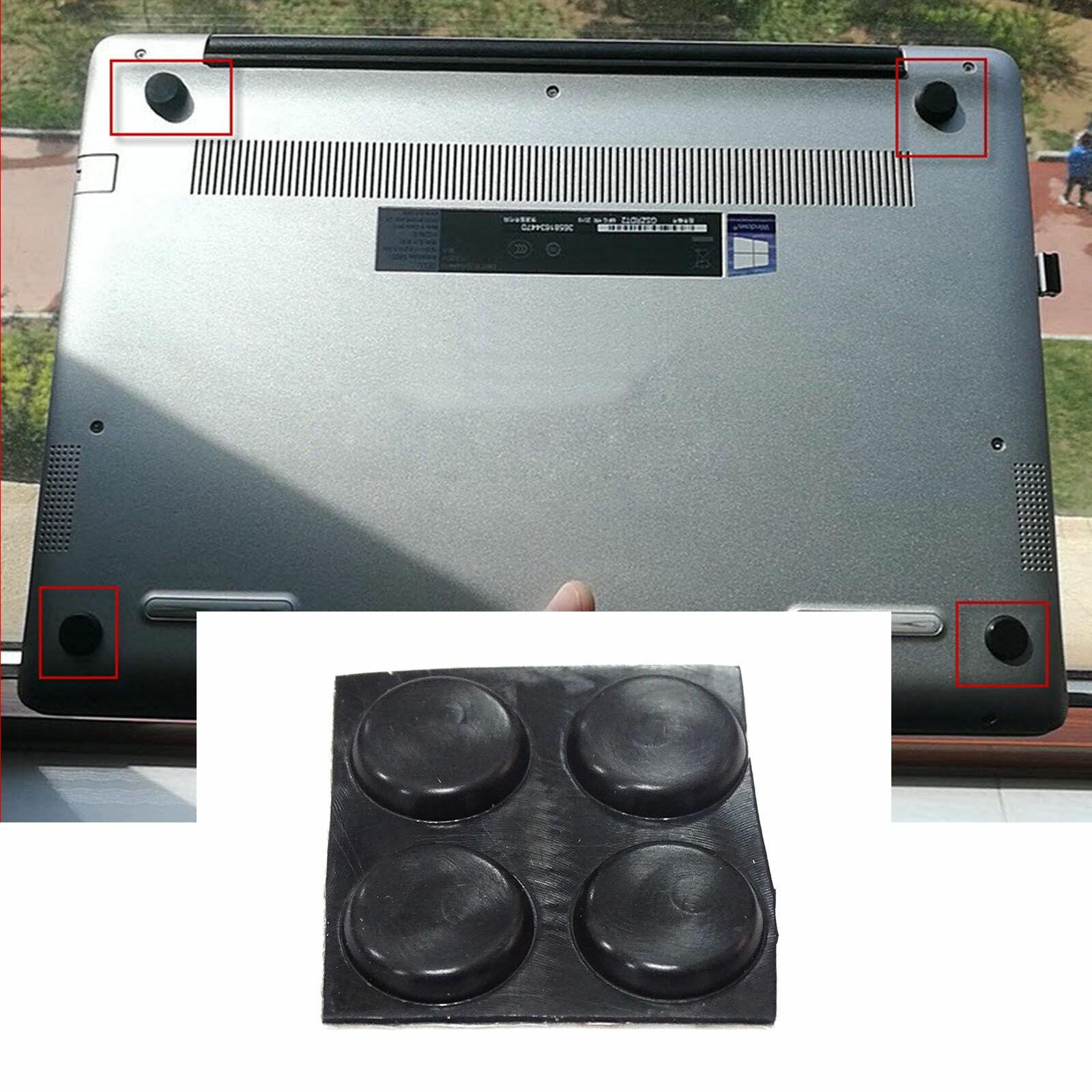 4шт механическая клавиатура 13X2,8 мм для ноутбука с нескользящим ковриком