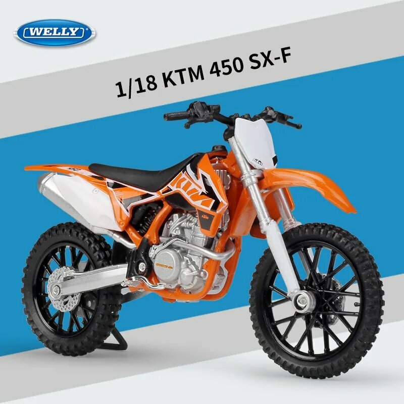 WELLY 1:18 KTM 450 SX Racing Sx-f Ktm 1290 Super Duke R металлическая модель мотоцикла