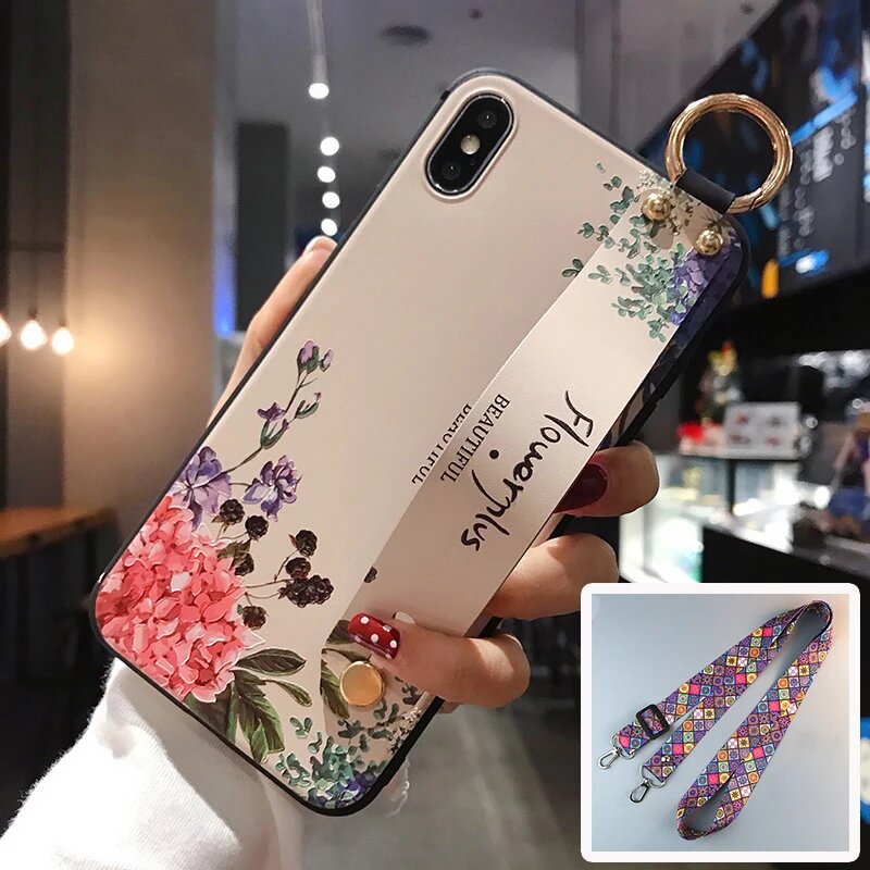Чехол с ремешком на запястье для Oneplus 8 8T 9 10 Pro 11 12 13 15 Чехол-держатель для телефона One plus Nord 2 2T 3 Чехлы со шнурком на шею