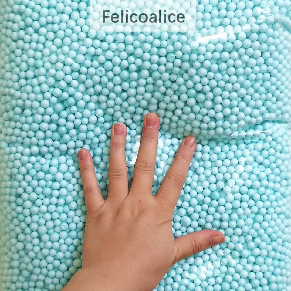 Шарики из пенопласта Felicoalice 1700 шт. 7-9 мм