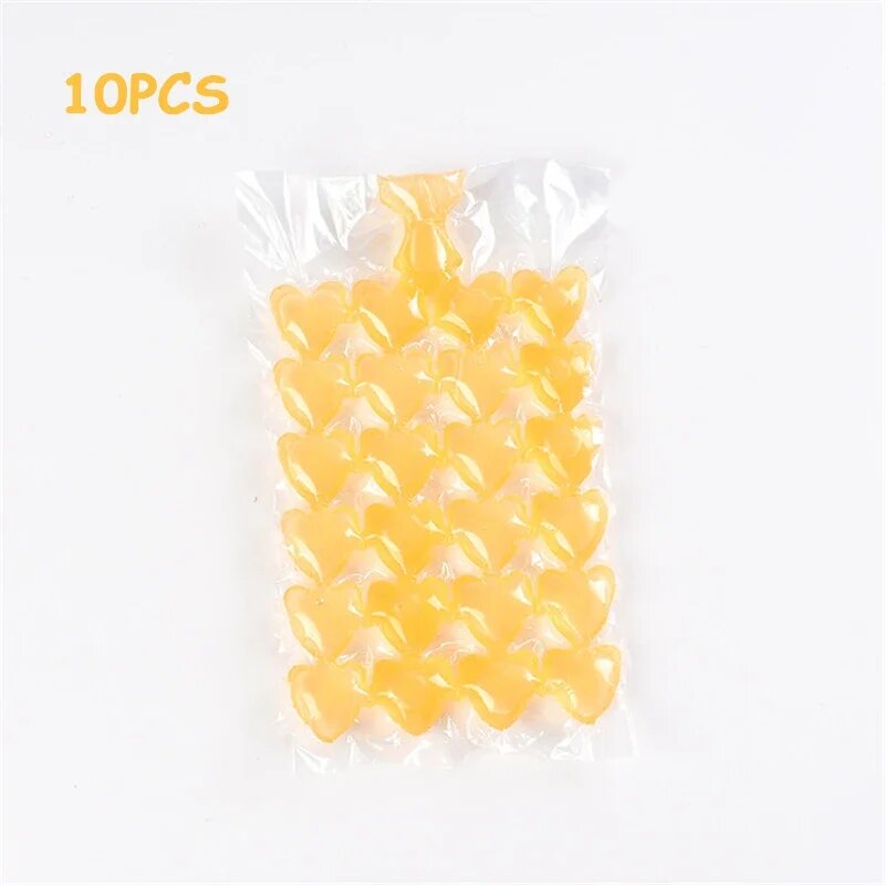 Одноразовые пакеты для льда в форме сердца 10 шт. 10 PCS Heart