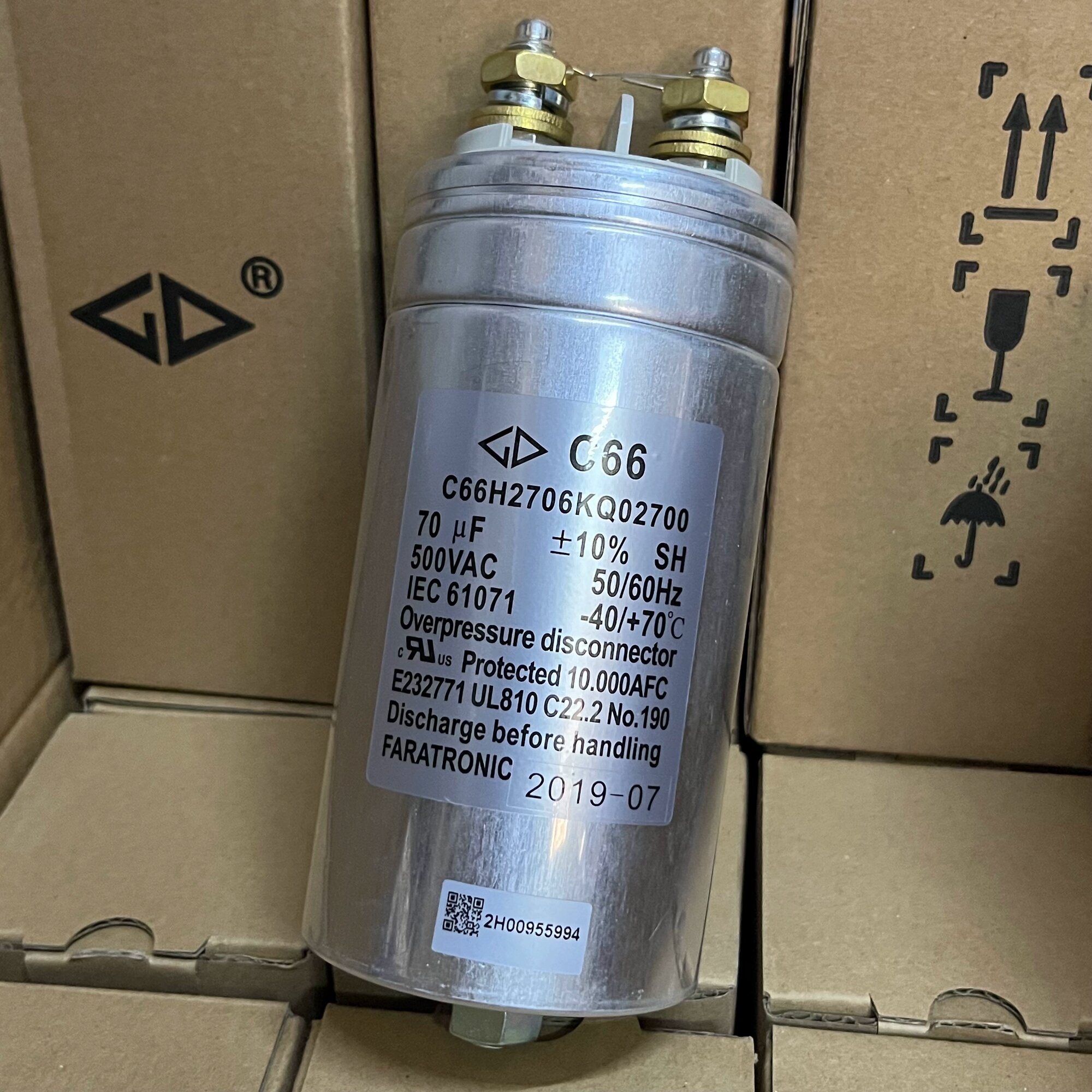 C66H2706KQ02700 70UF 500V AC AC фильтр конденсатор 1шт цена