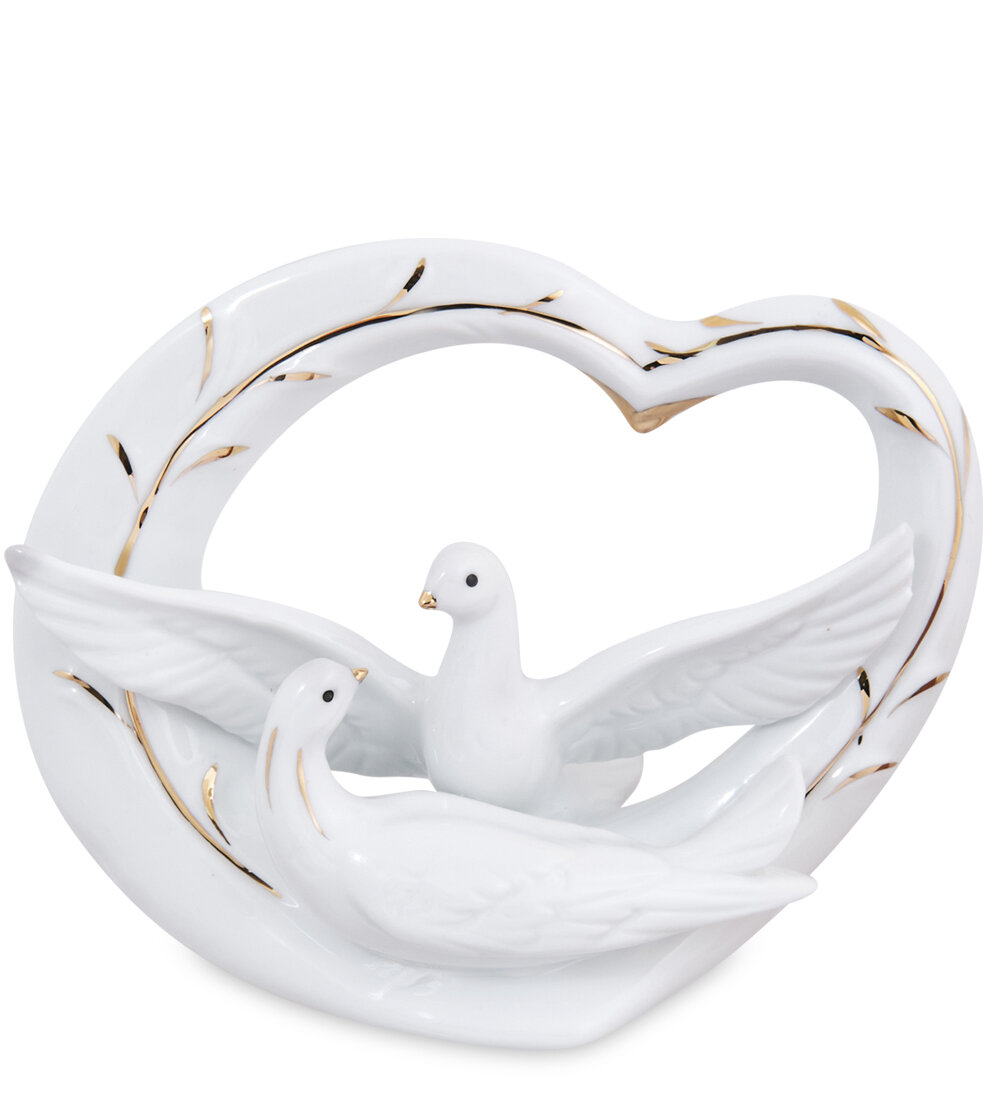 Фигурка Пара влюбленных голубей