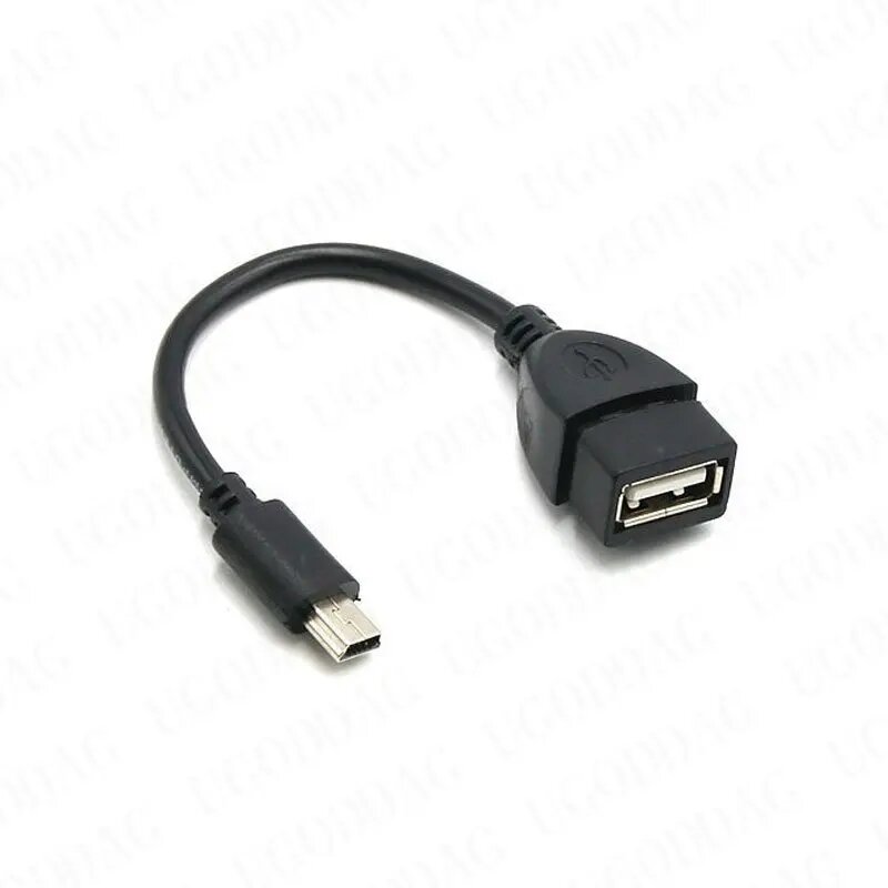 Адаптер USB A - Mini USB B UGODDAG, Mini USB Plug — фото 1