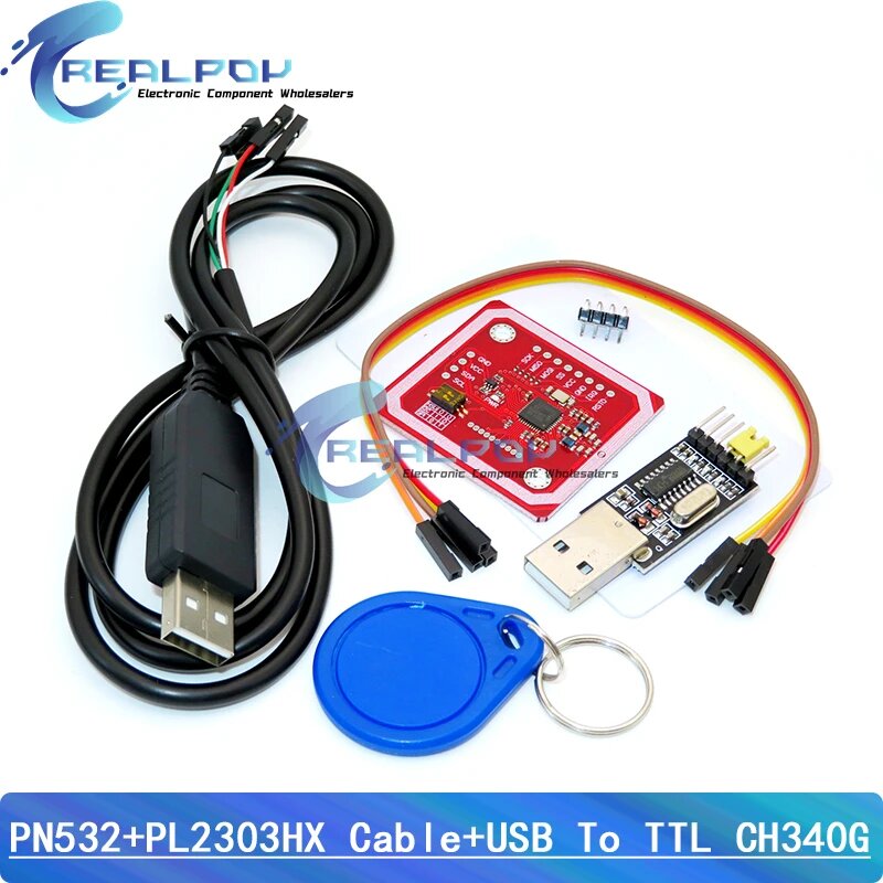 REALPOY PN532 NFC RFID беспроводной модуль CH340G Set