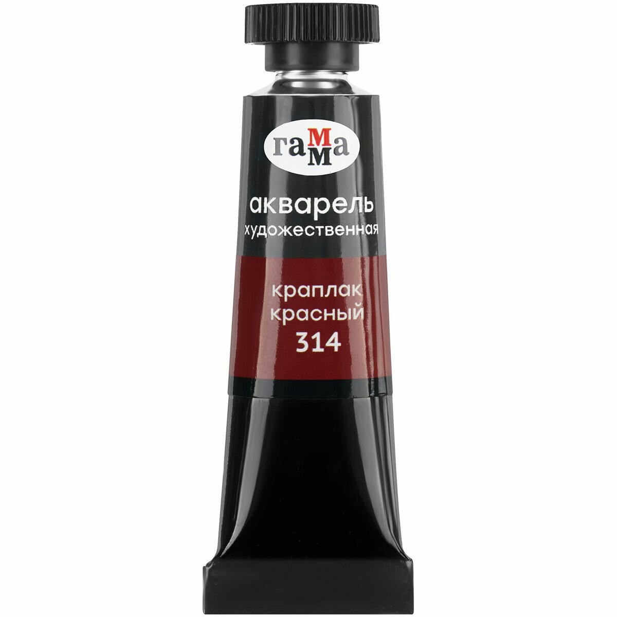 Краска акварельная художественная Гамма "Старый Мастер", краплак красный, 9мл, туба (111021314), 3шт.