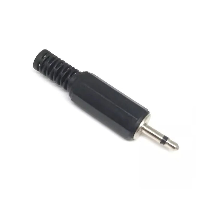 5-50 шт. 2,5 мм/3,5 мм аудио разъем моно стерео гарнитура разъем для наушников микрофон черный аудио разъем адаптера разъем 5PCS, 2.5MM 2Pole