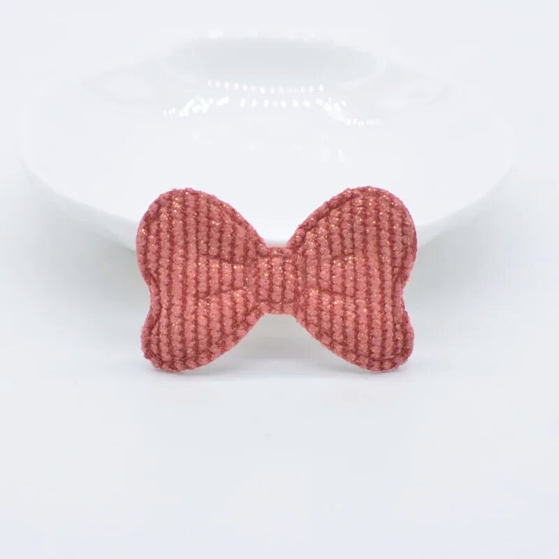 Розовый бантик для волос, аппликация, Color: Розовый, Color: Red