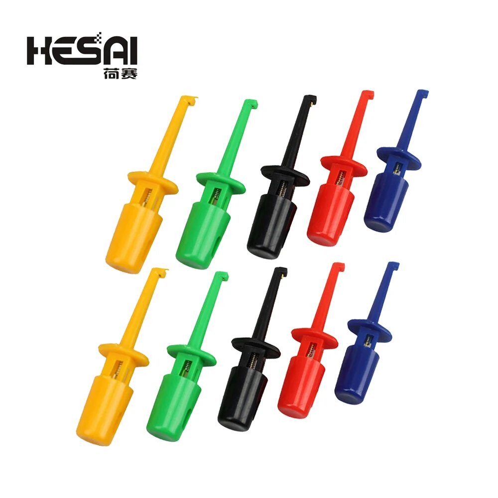 Комплект мультиметровых щупов HESAI, 10 шт, Mix Color