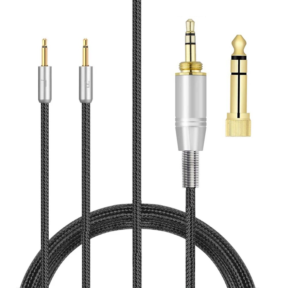 Плетеный кабель для наушников Brainwavz HM5, 6.35mm