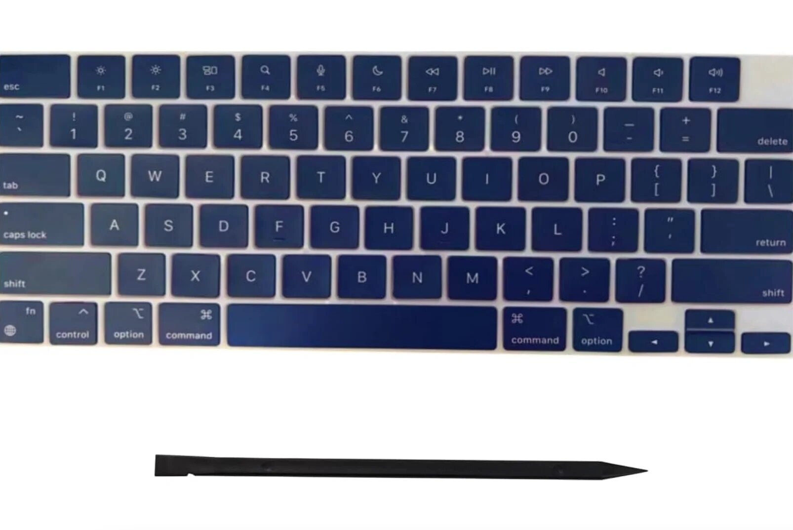 Замена колпачков для клавиатуры ноутбука MacBook A2681 A3113 A2941 A3114 A2779 A2780 A2918 A2992 A2991 (Midnight Blue)