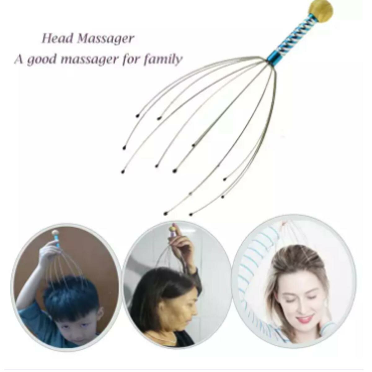 Массажер для головы и кожи головы Octopus Массажер для головы Массажный инструмент Голова Scratchy Scratching Массажер для головы и кожи головы