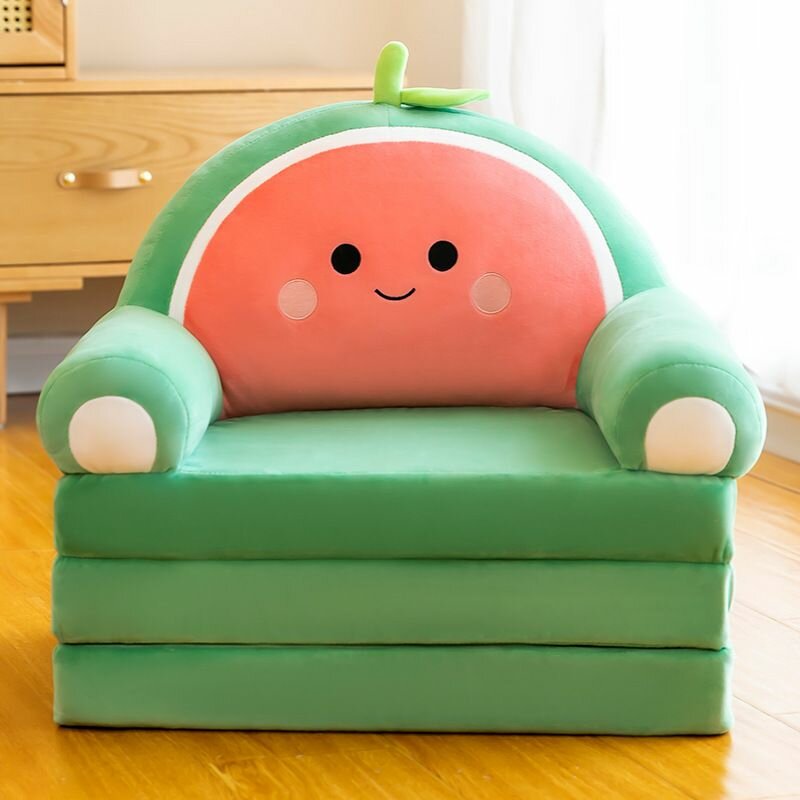 Детский плюшевый многослойный диван, который можно использовать как стул для малышей в детском саду, идеальный подарок.