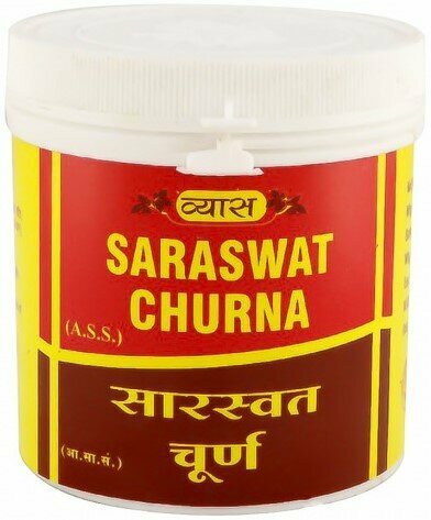 Сарасват Чурна Вьяс для поддержания работы мозга, нервной системы Saraswat churna Vyas 100 гр.